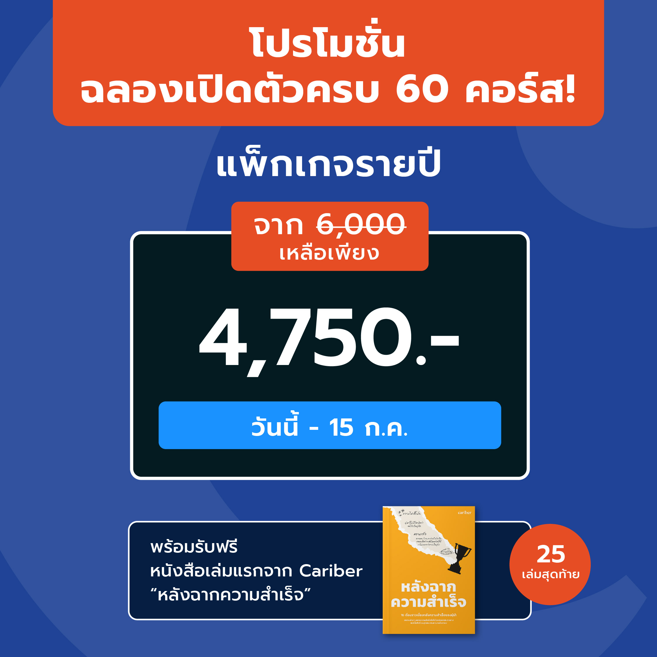 คอร์สออนไลน์โดยหนุ่ย พงศ์สุข หิรัญพฤกษ์ | Cariber